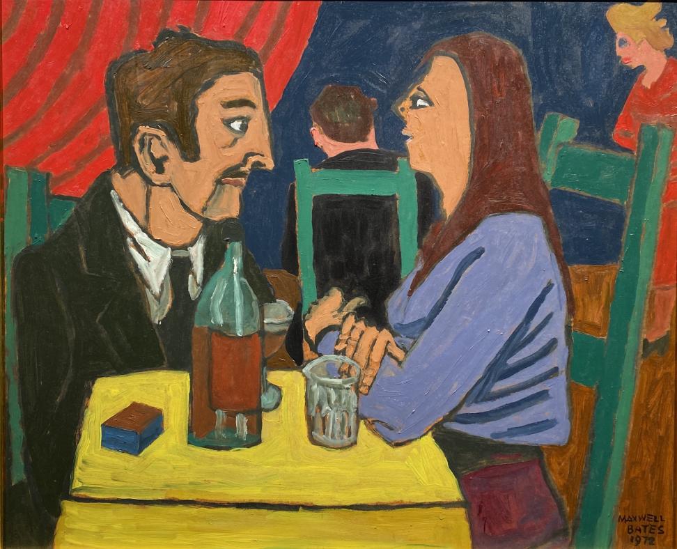 Couple in a Restaurant | Loch Gallery