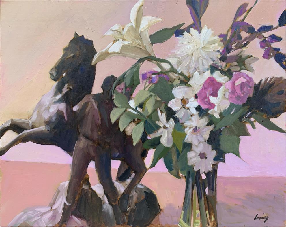 Still Life with Horse and Trainer | Loch Gallery