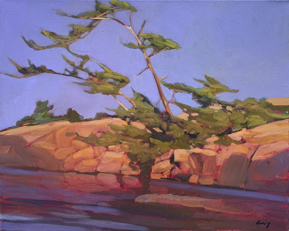 Tree and Rock, Georgian Bay | Loch Gallery