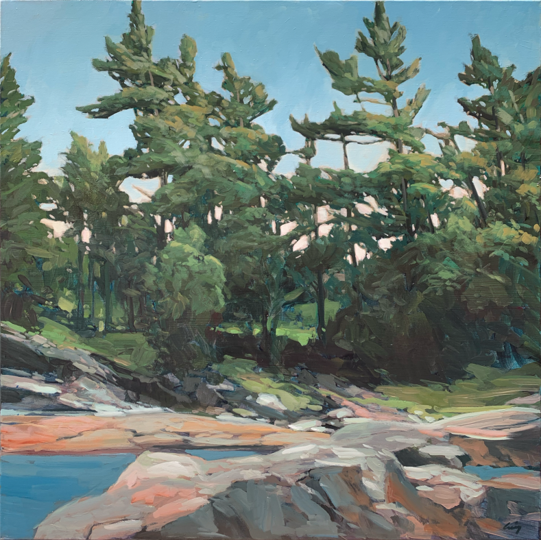 Row of Trees, Pointe au Baril | Loch Gallery