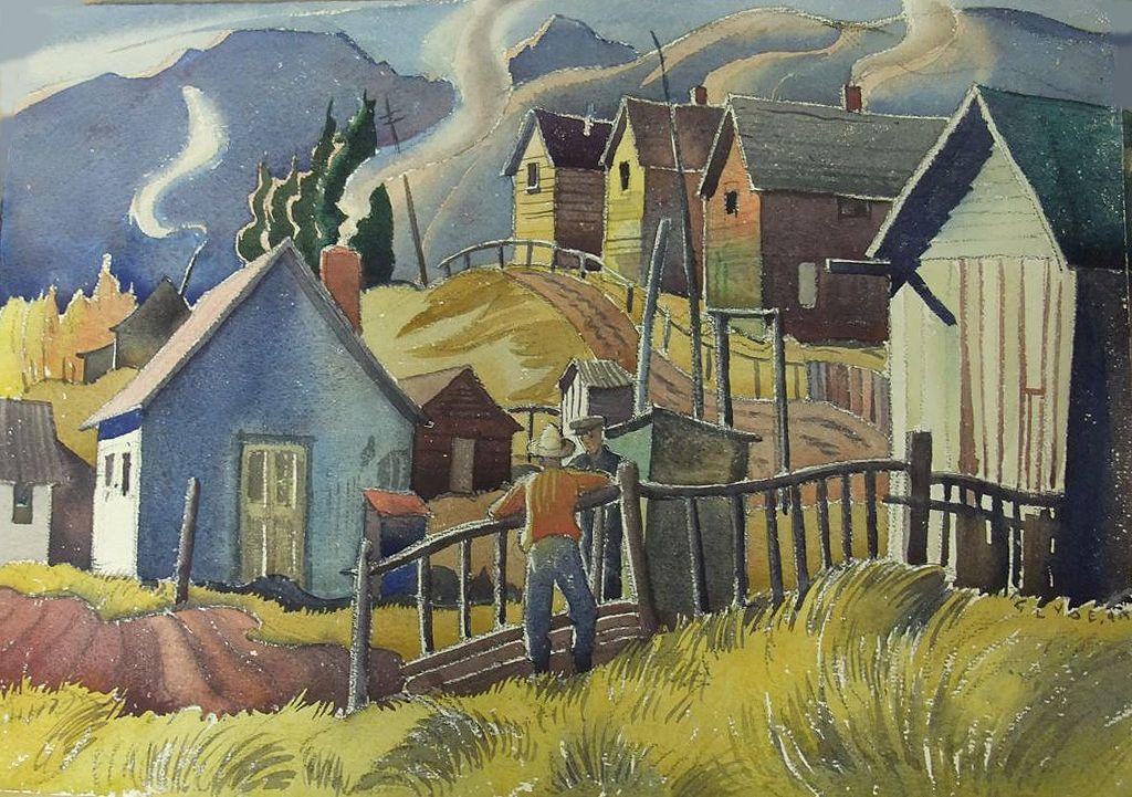 Miner's Houses, Canmore | Loch Gallery