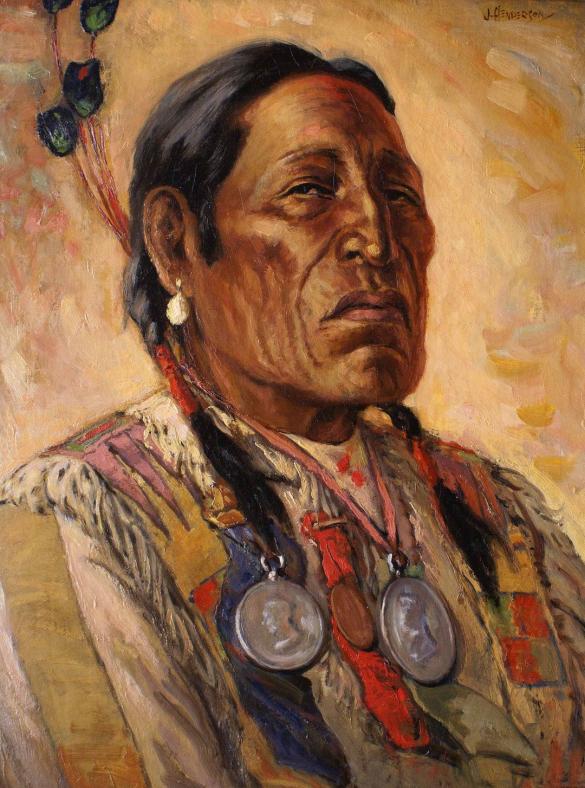 Portrait of Chief Shot-Both-Sides – Blood Indians (Cardston) Alberta ...