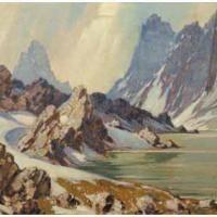 Bow Pass from the Summit of Molar Mountain | Loch Gallery